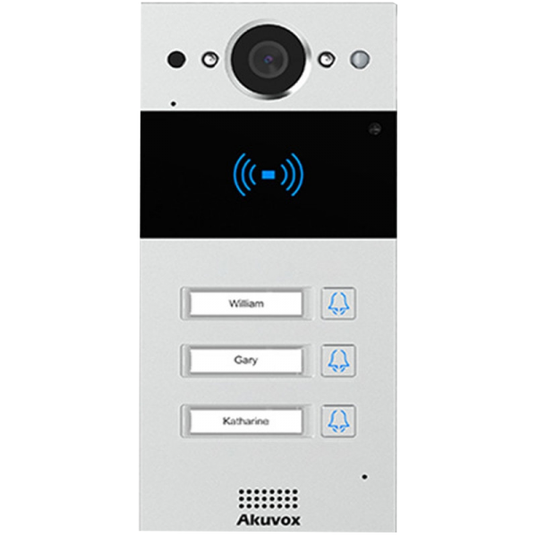 R20BX3 - Video interfon IP SIP, post de apel cu 3 butoane