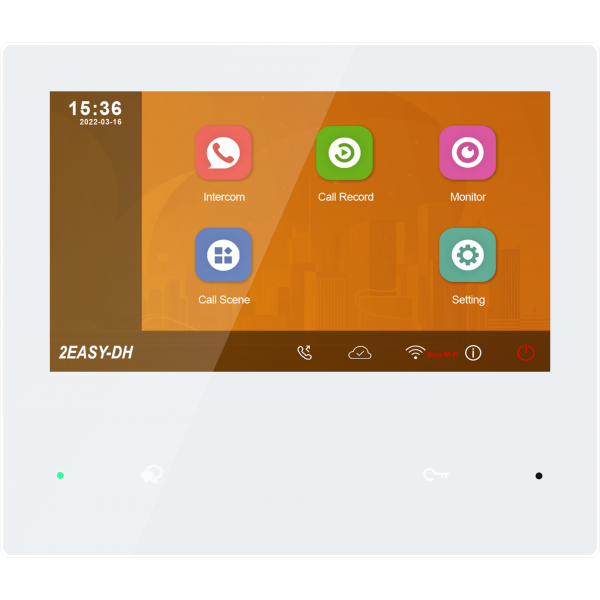 DH482/W - Post de interior video IP pe 2 fire, cu touchscreen si WiFi