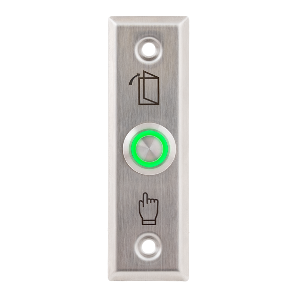 PBK-811A(LED)-rdgn - Buton incastrabil cu actionare prin apasare, LED ...